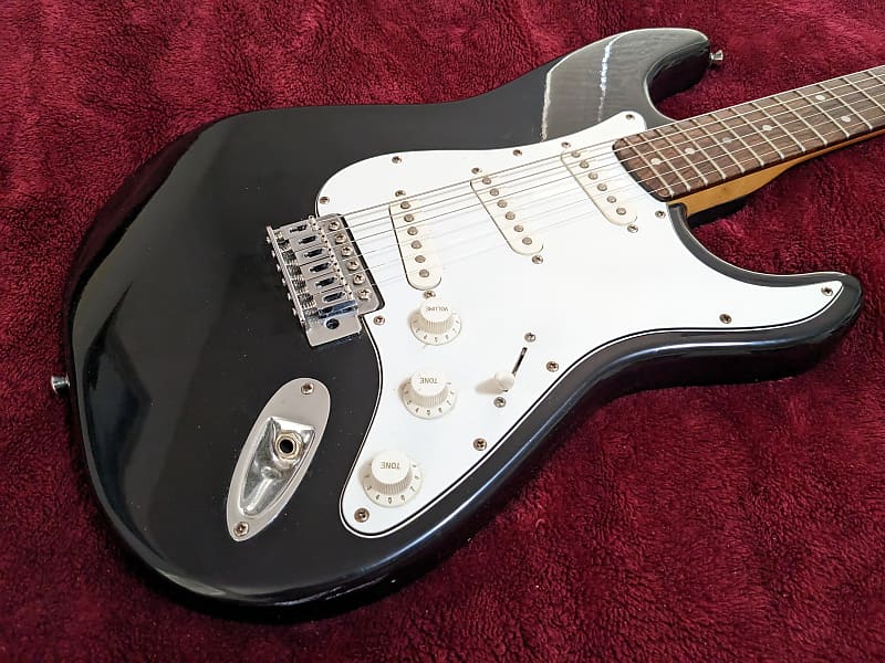 Lotus Strat Copy 1980s - Black | Reverb