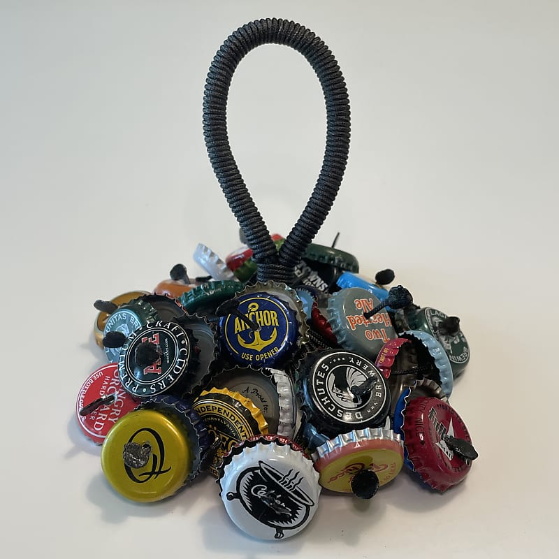 Upcycled Percussion - Bottle Cap Hand Rattle / Shaker - | Reverb
