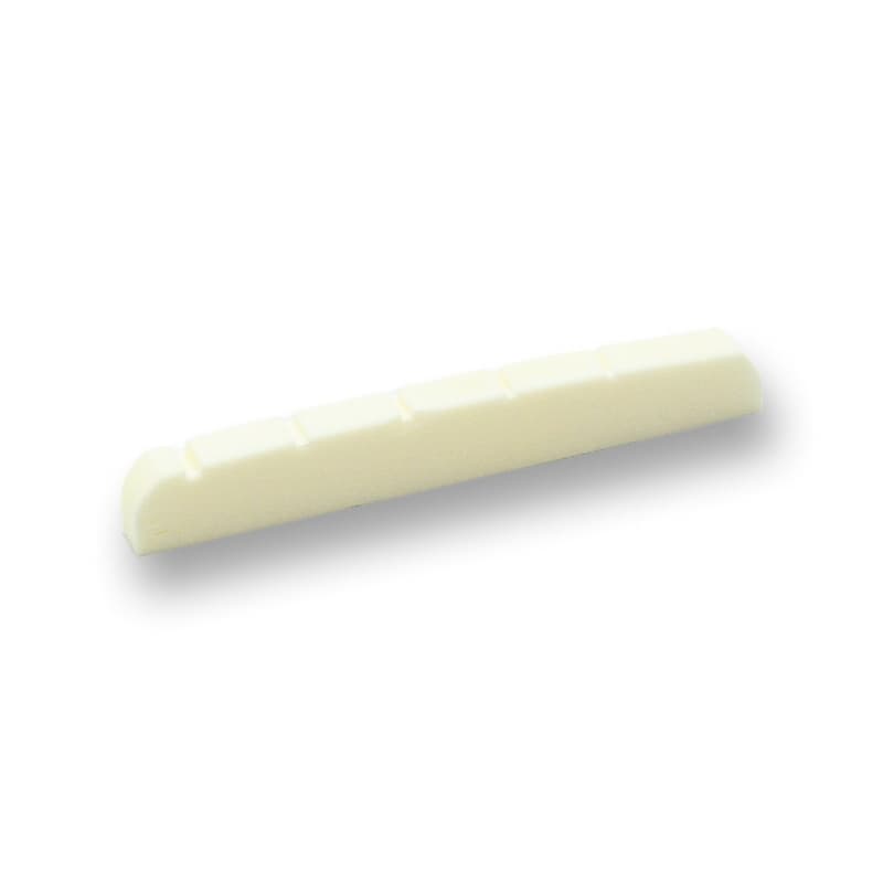 43mm Bone Electric Guitar Nut (Bleached, Slotted, Radius | Reverb UK
