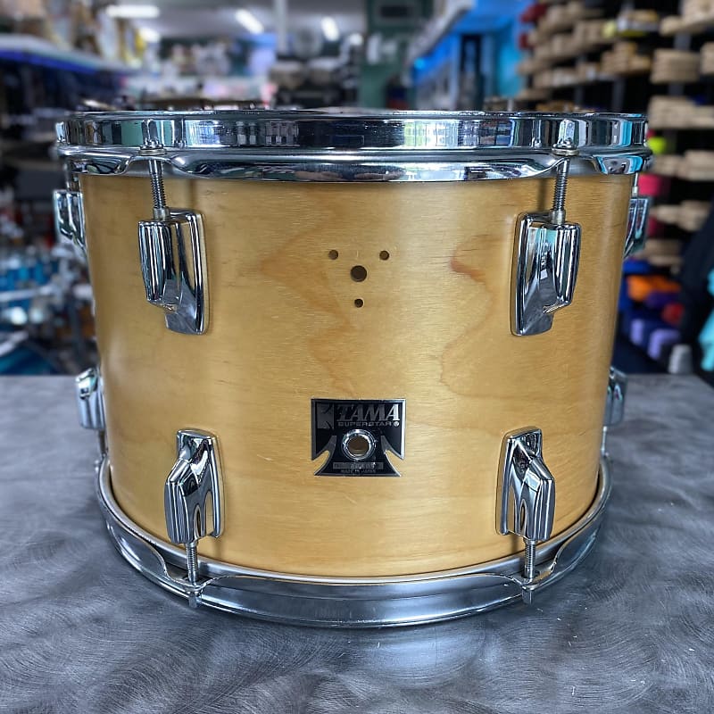 Tama 9x13" Superstar Tom w/ Re-Rings Satin Maple Finish | Reverb