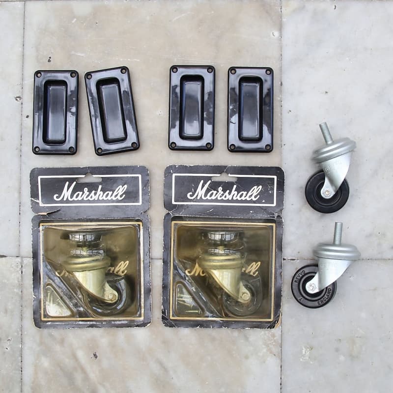 Marshall Revvo Casters (1980s) + Caster Cups | Reverb UK