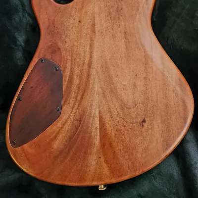 SJ Custom Guitars, Hollowbody,Flame Mango Top, Mahogany Back, | Reverb
