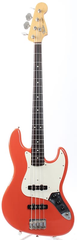 1993 Fender Jazz Bass fiesta red | Reverb Australia