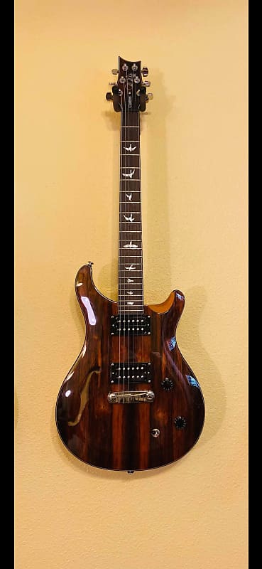 PRS SE Custom 22 Semi Hollowbody Ebony Ltd Edition 2017 - | Reverb