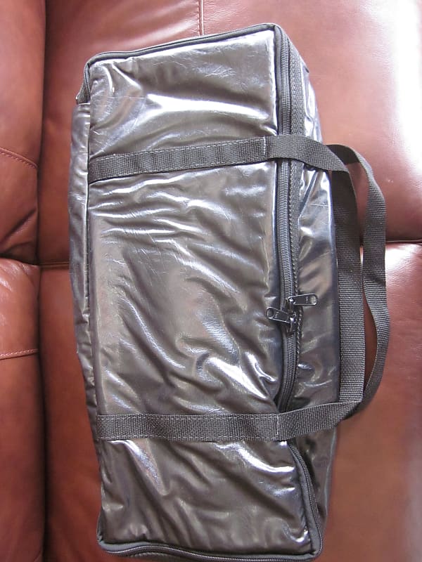 Padded Keyboard Case Fits 32-Key Piano Keyboard Black/Maroon | Reverb