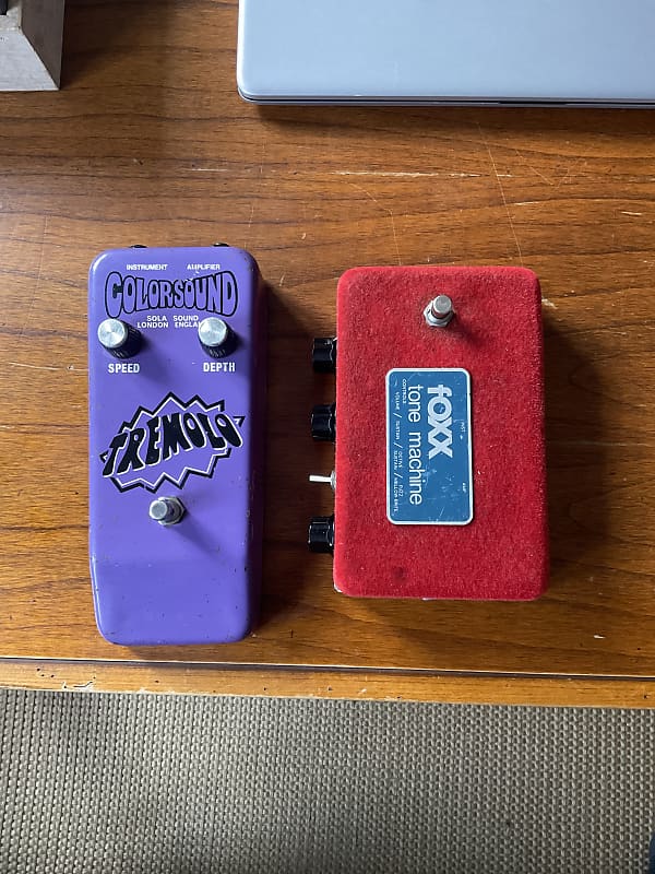 Colorsound / Foxx set Tremolo / Fuzz 1970s | Reverb