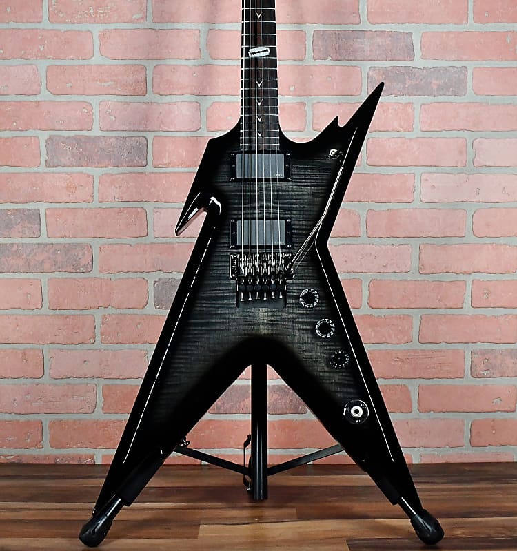 Dean DCR Dime Razorback #44 of 100 Trans Black Burst 2011 | Reverb