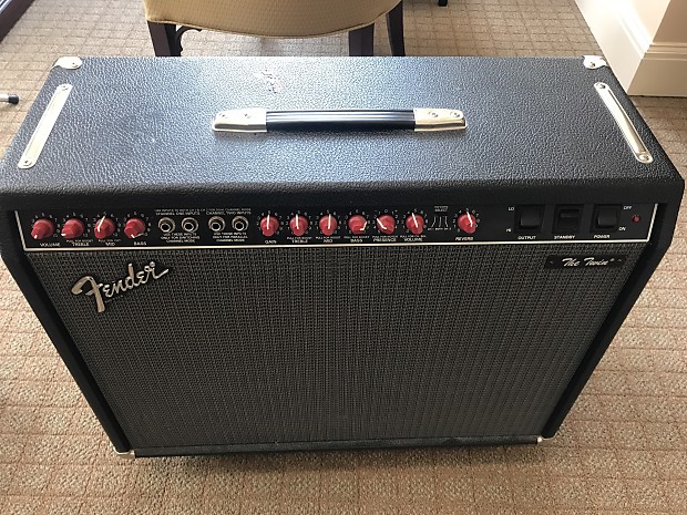Fender Twin reverb Red Knob 90's? Silver face | Reverb