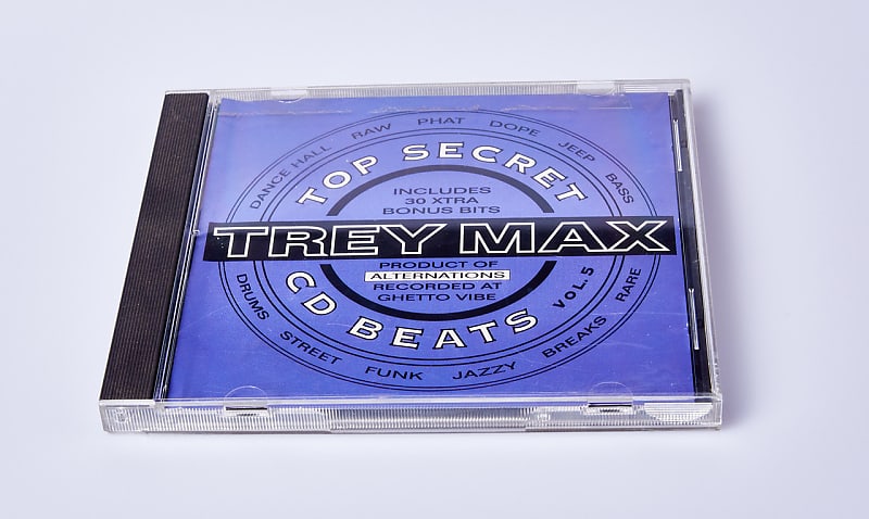 Trey Max Top Secret CD Beats vol 5 Audio Sample CD | Reverb