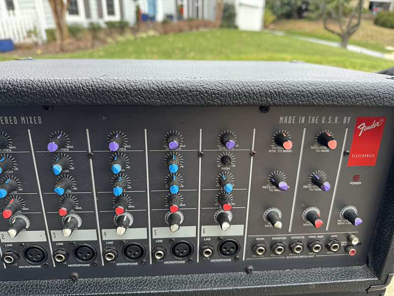 Fender SUNN LX-1506 Powered Mixer this millennium - black | Reverb