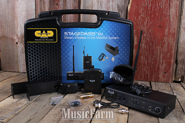 CAD Audio STAGEPASS IEM Stereo Wireless In Ear Monitor System | Reverb