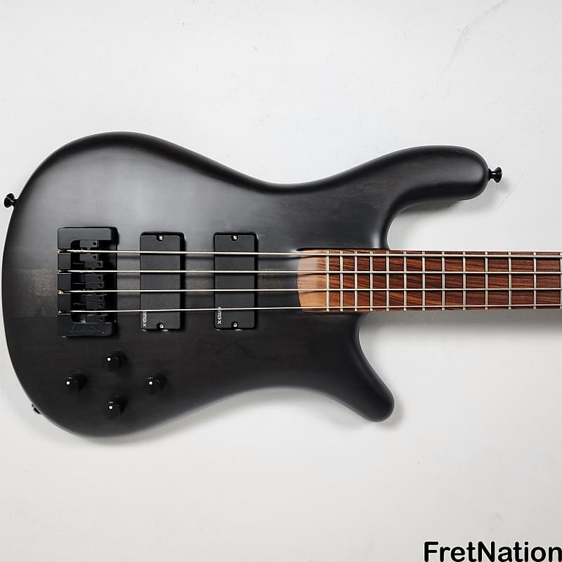 Spector NS Series 4-String Bass Neck-Thru Matte Black EMG | Reverb