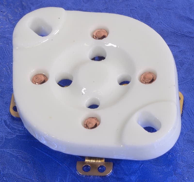 4 Pin Ceramic Wafer Tube Socket With Gold Plated Contacts For | Reverb