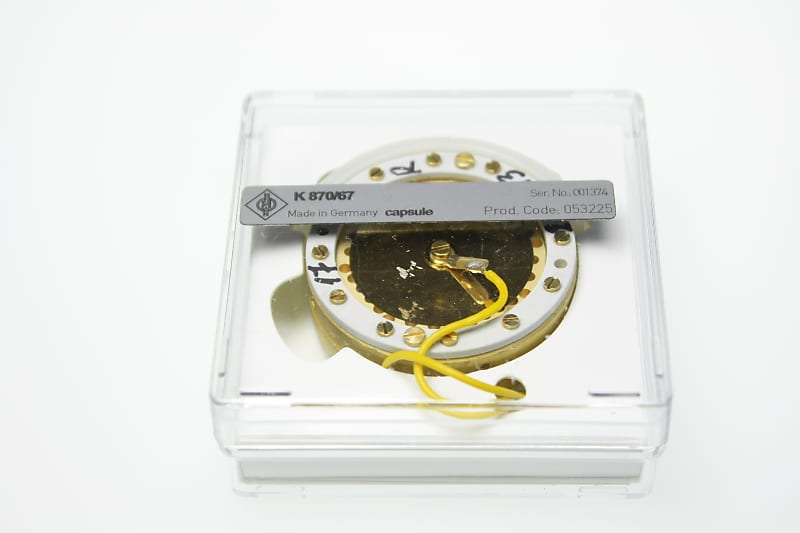 Neumann Original Capsule K870 / K67 for U87 Ai and U67 | Reverb