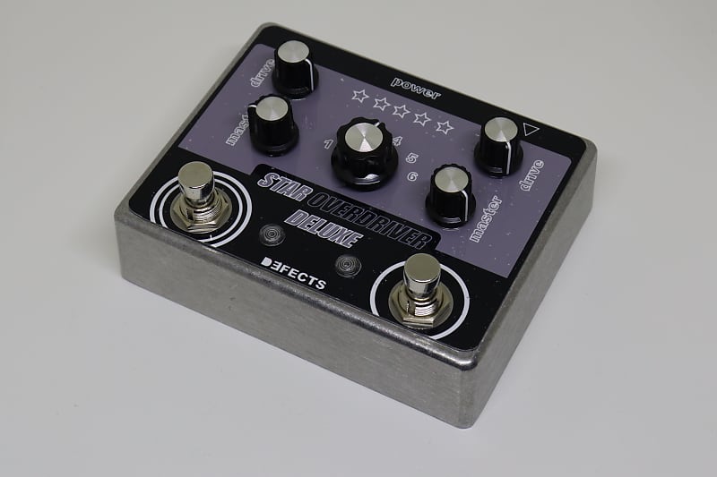 Defects Star Overdriver Deluxe / Two channel overdrive fuzz | Reverb
