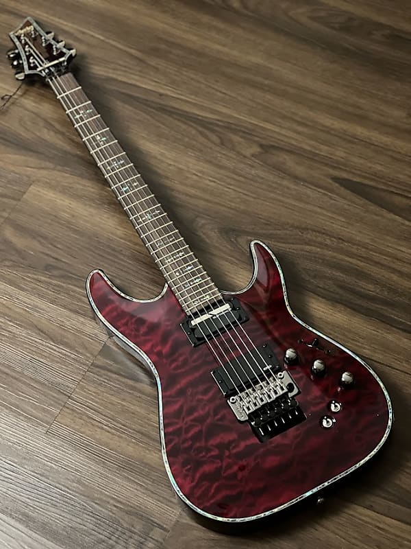 Schecter Hellraiser C-1 FR S BCH in Black Cherry | Reverb