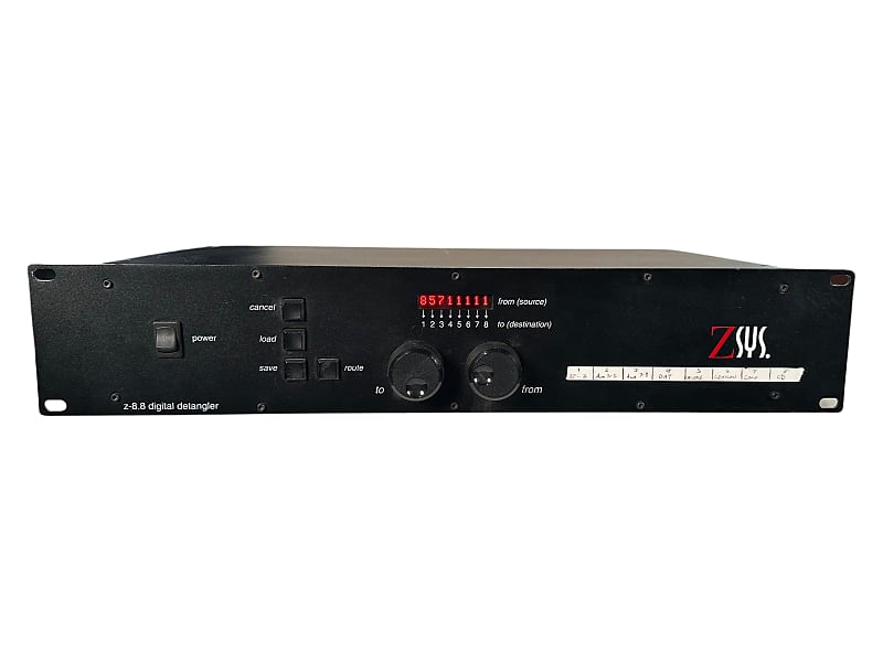 Z-Sys Z-16.16 Digital Detangler – 16x16 Digital Audio Router | Reverb