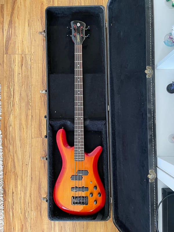 Spector Kramer NS-2C Bass Late 1980s - Cherry Sunburst (w/ | Reverb