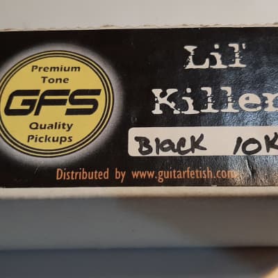 GFS lil killer tele pickup 10k hotraills style - black never | Reverb