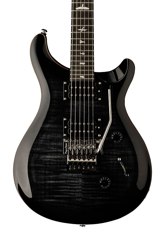 PRS SE Custom 24 Floyd Rose Electric Guitar - Charcoal | Reverb