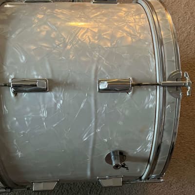 Apollo 3 Piece Drum Set Late 70's - Antique White Pearl w/ | Reverb