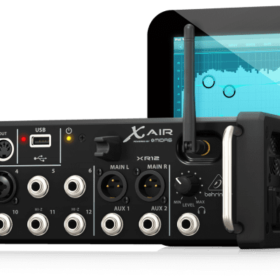 Behringer XR12 12-Input Digital Mixer with 4 Programmable | Reverb