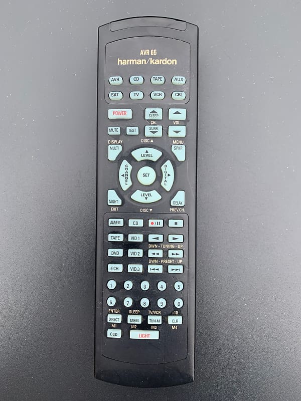 Harman Kardon AVR 65 Remote Control Tested Works | Reverb