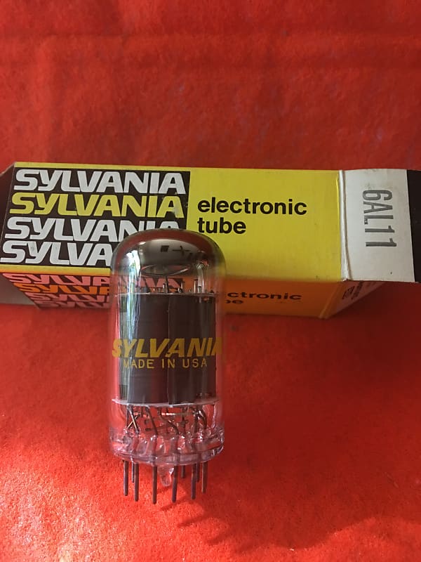 Sylvania 6AL11 vacuum tube NOS NIB | Reverb