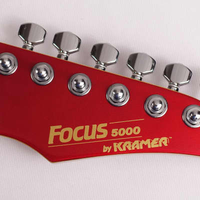 1986 Kramer Voyager Focus 5000 Candy Apple Red Made In Japan | Reverb