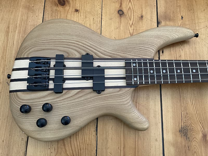 Gear4Music Oregon Through Neck Active Bass Guitar G4M Gear 4 | Reverb
