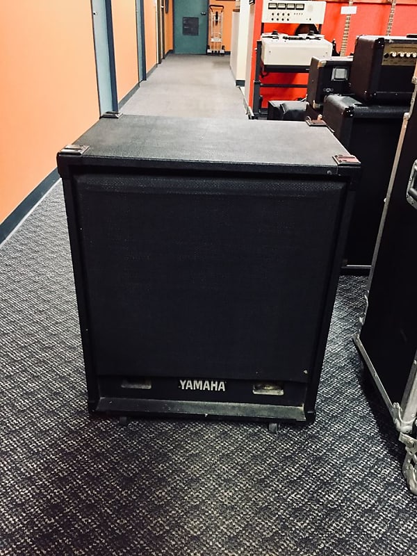 Yamaha S118 III Bass Cabinet 80s Black | Reverb