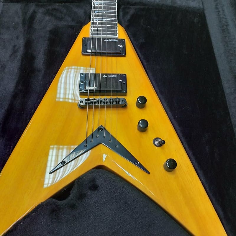 Dean VMNT Dave Mustaine Limited Edition Trans Amber Korina | Reverb