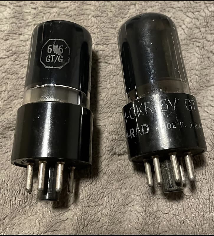 Ken Rad 6v6 Tubes pair+BONUS tube | Reverb