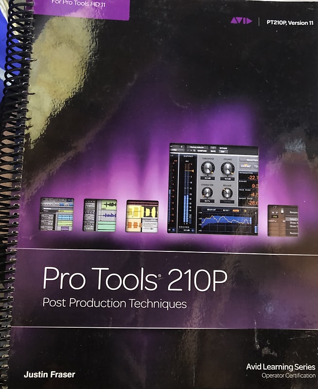 Avid Learning Series Official Courseware Pro Tools 210P Post | Reverb