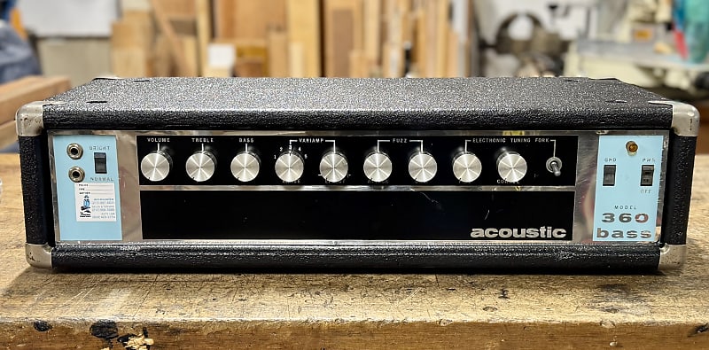 Vintage late 60s Acoustic 360 bass preamp | Reverb