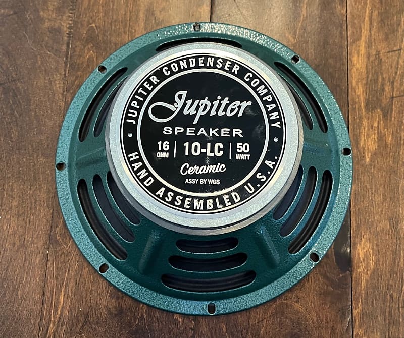 Jupiter 10 LC - 50 watt 10 inch guitar speaker - 16 ohm 2023 | Reverb
