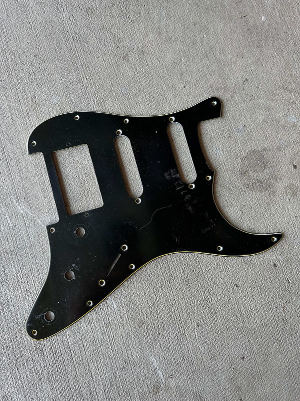 Black Fender® Stratocaster Pickguard | Reverb