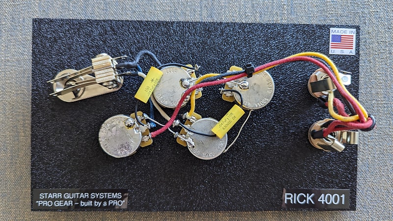 Starr Guitar Systems Rickenbacker 4001 Bass Wiring Harness | Reverb