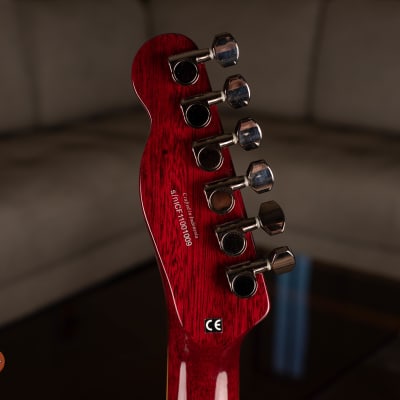 Fender Showmaster Telecaster 2010s - Trans Red Flame | Reverb