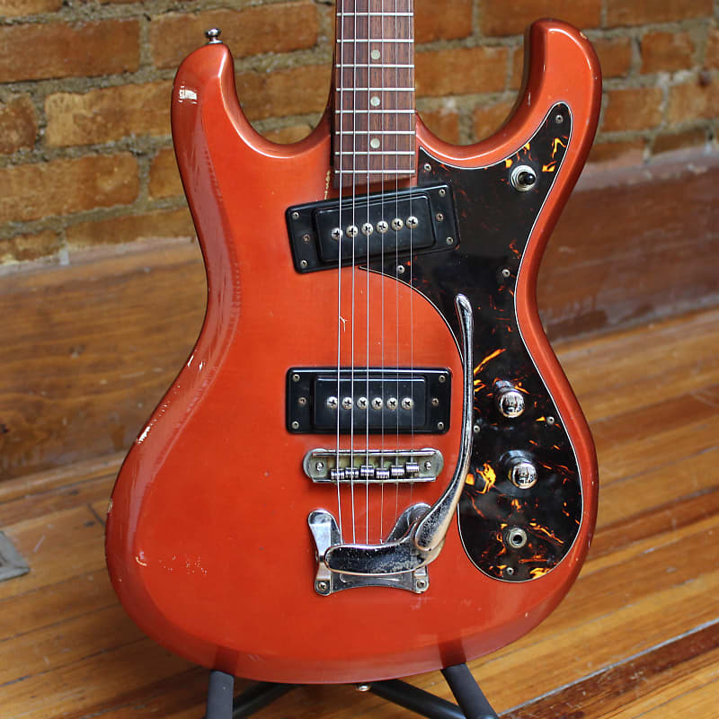 Suzuki A-20 Mosrite Copy 1960s Candy Apple Red | Reverb