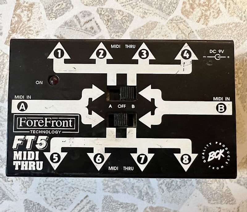 BCK ForeFront Technology FT5 Midi Thru | Reverb