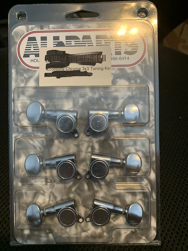 Allparts TK-7562-010 3X3 Chrome Economy Tuners | Reverb
