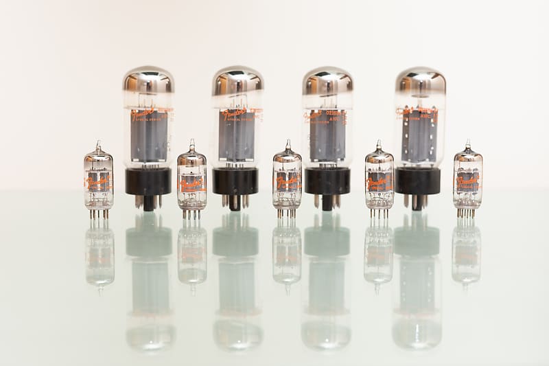 Fender 6L6 Special Design Quad + 5 Five! Fender 7025 12ax7 | Reverb