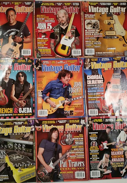 Lot of 30 Vintage Guitar Magazines Back Issues 2012 - 2016 | Reverb