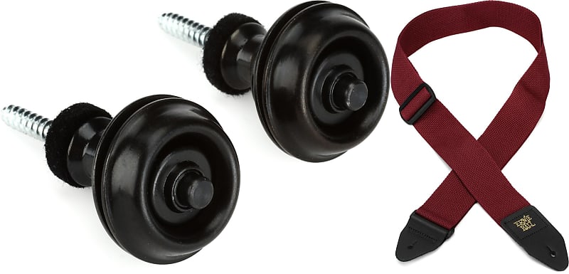 Dunlop Straplok Dual Design Strap Retainer System - Black | Reverb