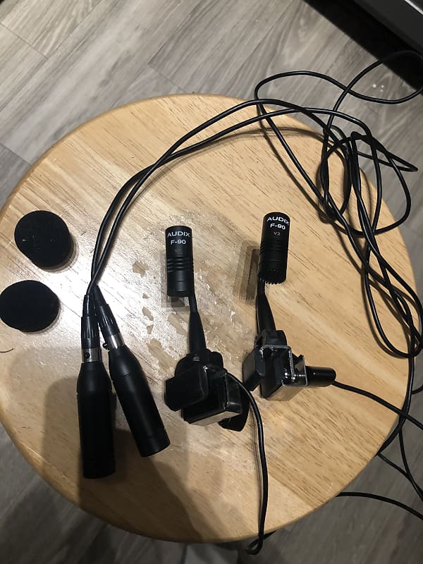 Audix F-90 Small Diaphragm Condenser Drum Microphone Pair | Reverb