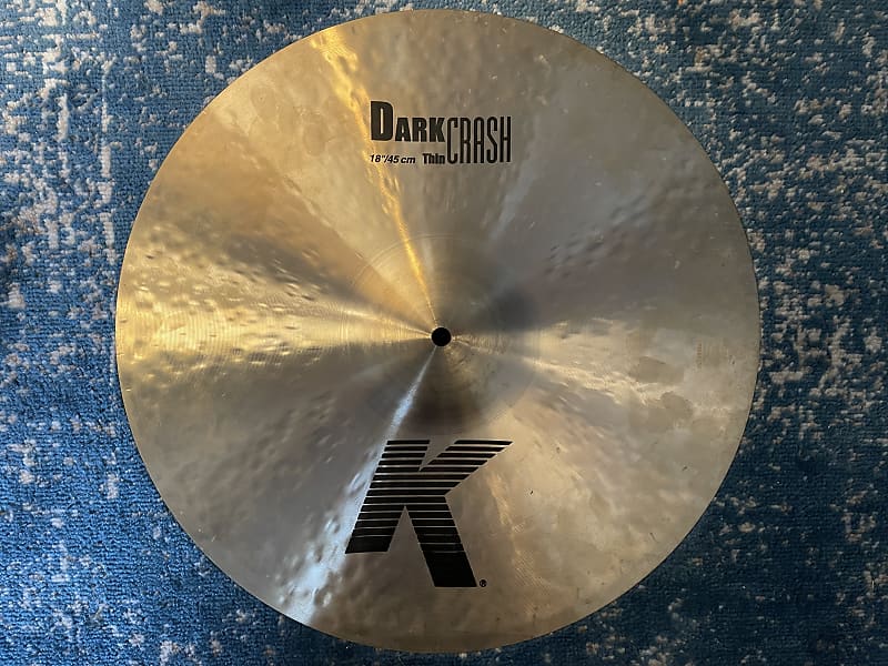 18” Zildjian K Dark Thin Crash | Reverb