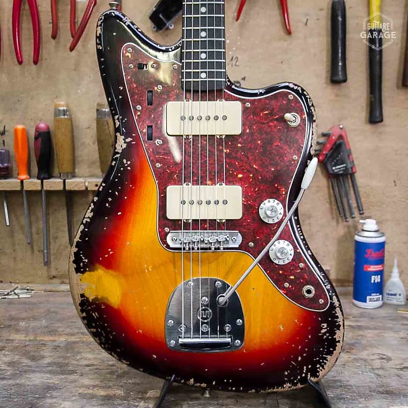 Jazzmaster Sunburst 3 Tons Heavy Relic Lollar Original 58 | Reverb