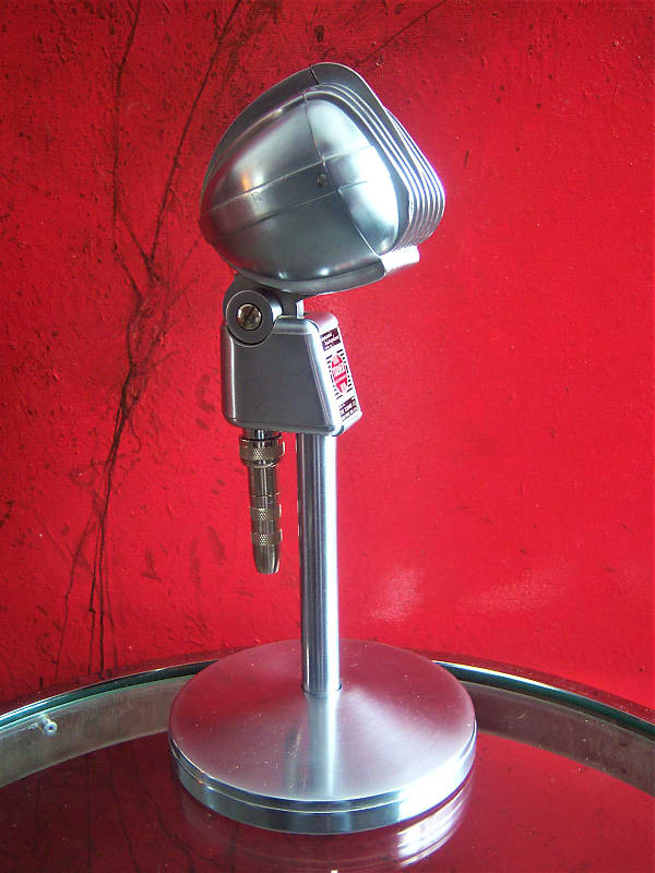Vintage 1950's Turner 33D dynamic microphone satin chrome w | Reverb