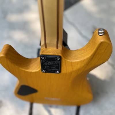 2018 Schecter USA Custom Shop Sunset Standard - Yellow | Reverb